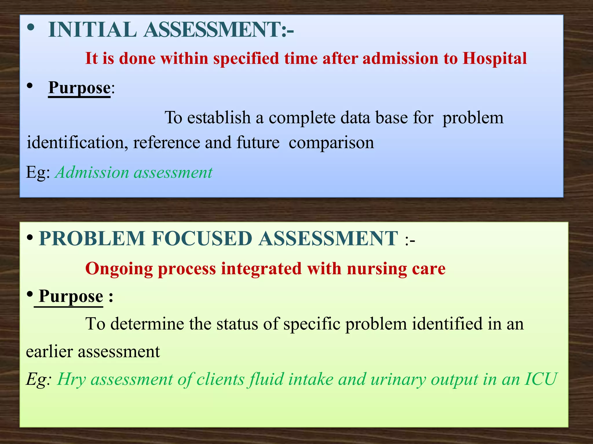 Nursing process,,,Assessment | PPTX