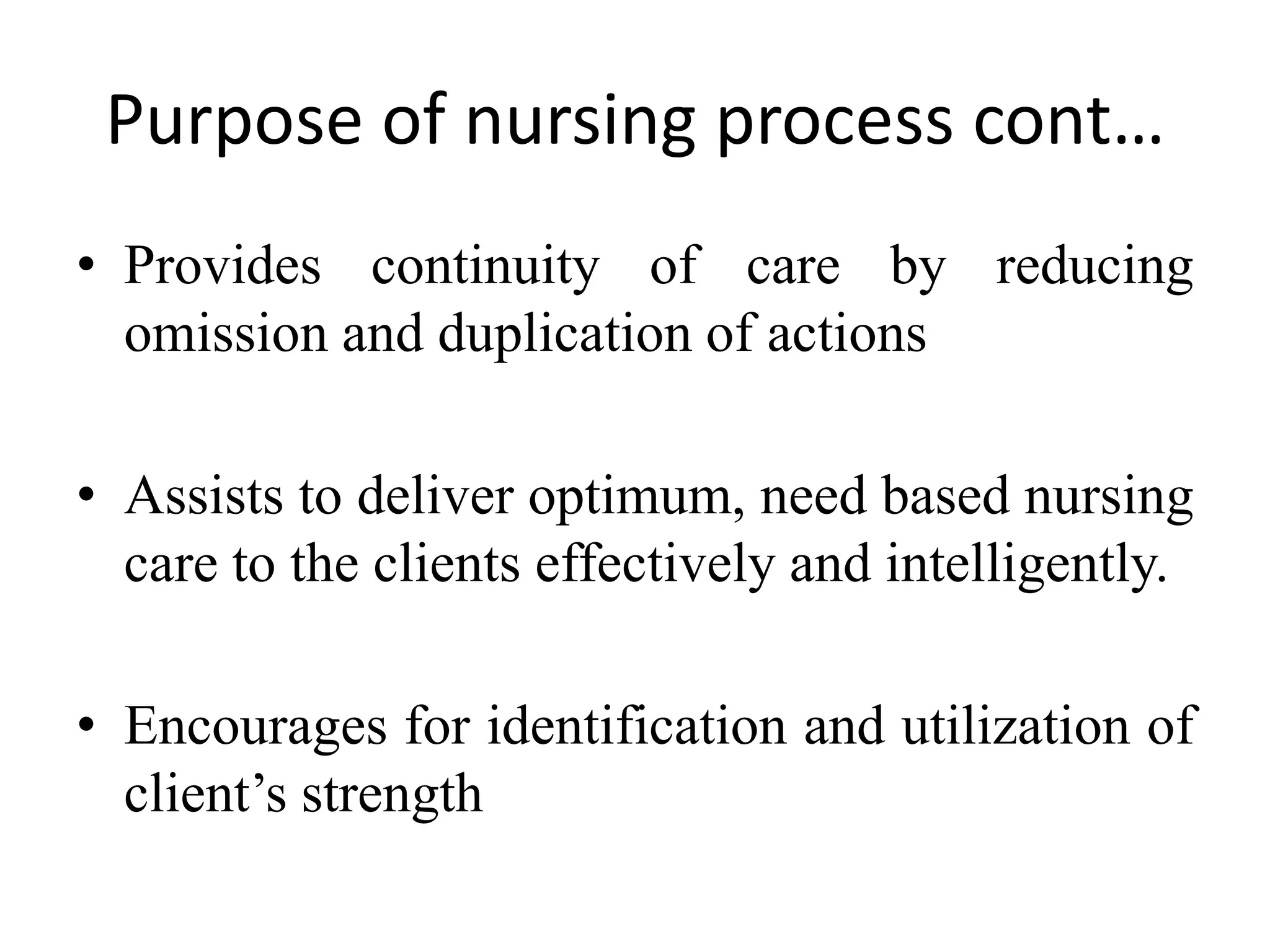 Nursing process, Fundamentals of Nursing | PPTX