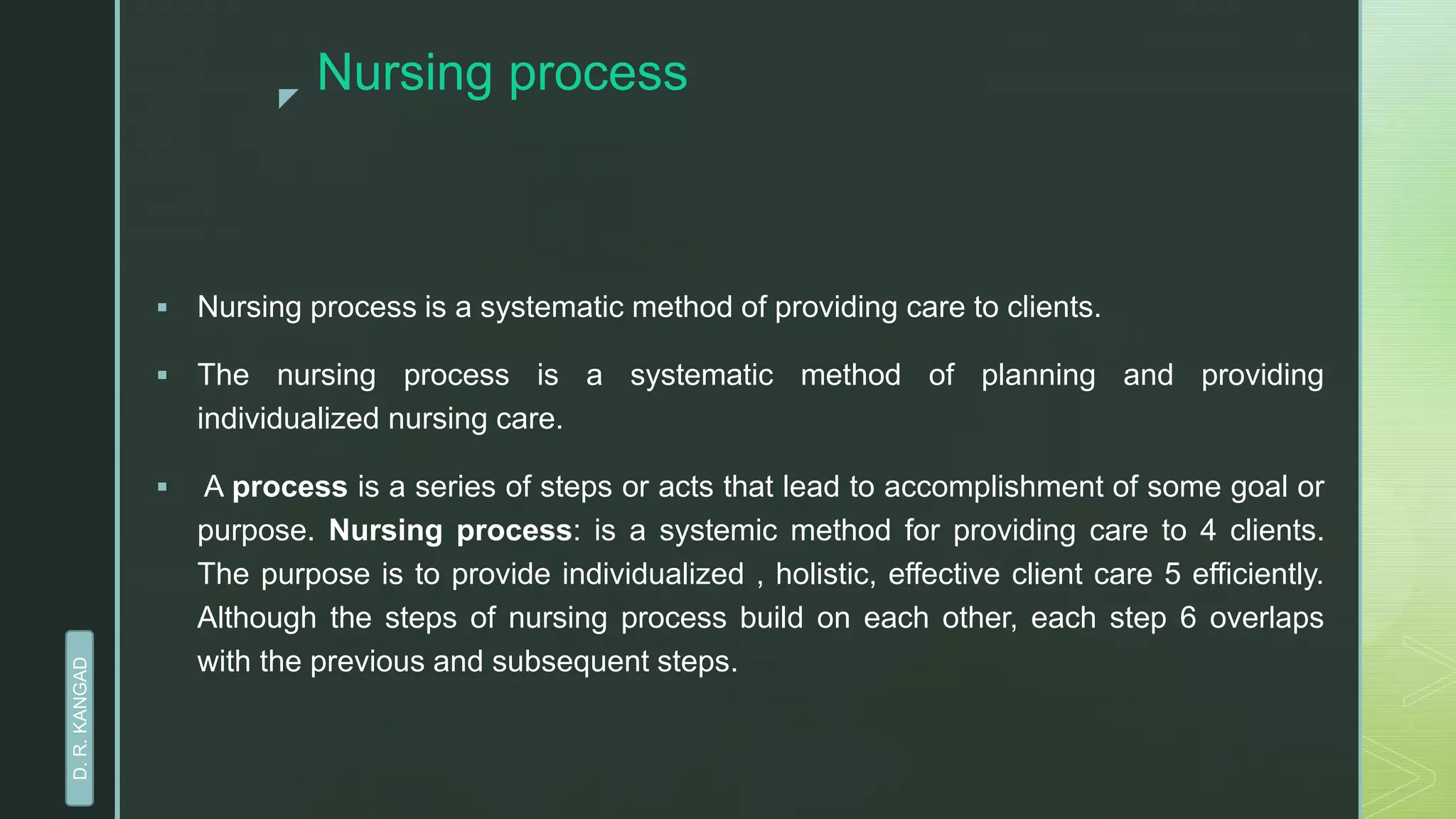 Nursing process.pptx | Medical Tests | Medical Health