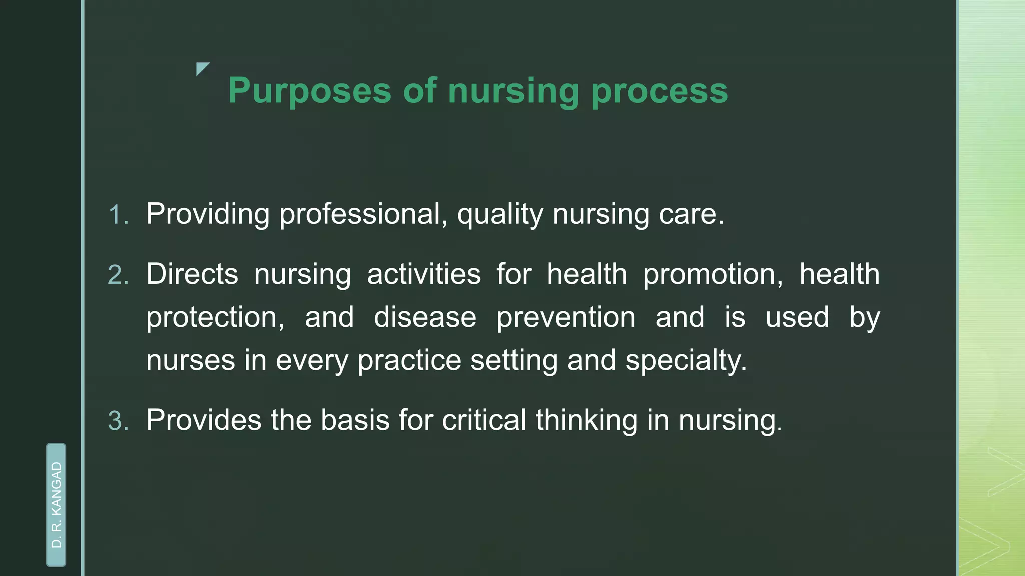 Nursing process.pptx | Medical Tests | Medical Health