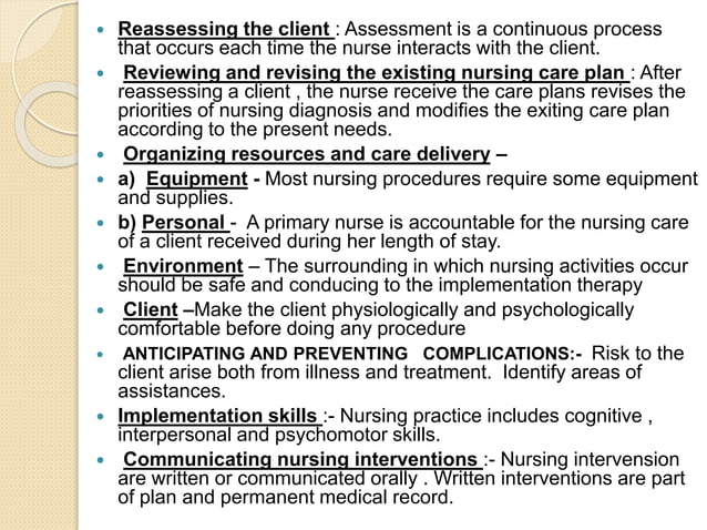 nursing process . In nursing management. | PPTX