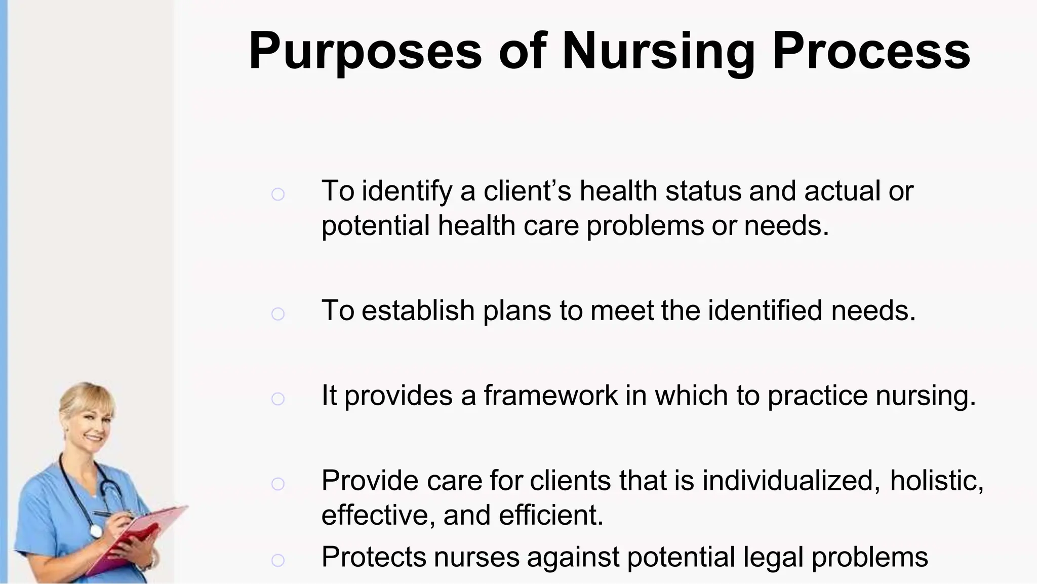 Nursing Process, effective use of the nursing process | PPT