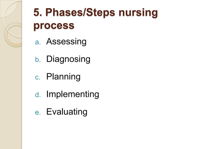 Nursing process assessing | PPTX