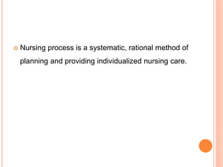Nursing process assessment | PPTX