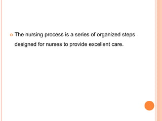 Nursing process assessment | PPTX