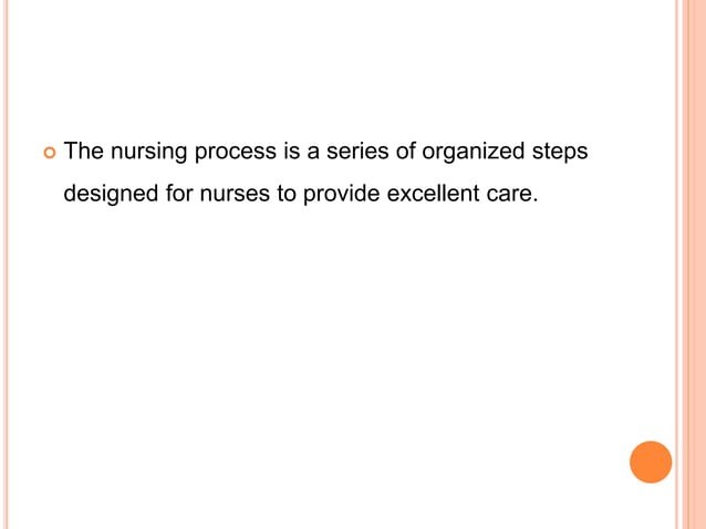 Nursing process assessment | PPTX