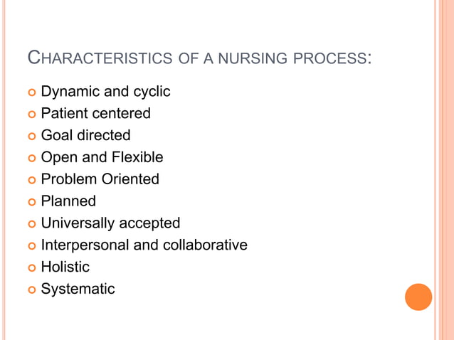 Nursing process assessment | PPTX