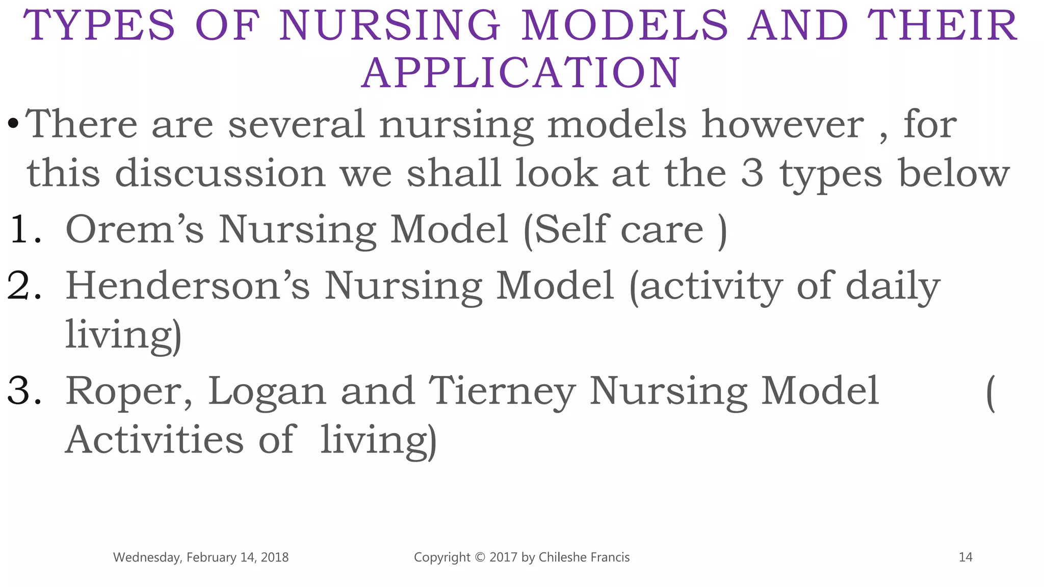 NURSING PROCESS - CHILESHE FRANCIS | PPTX