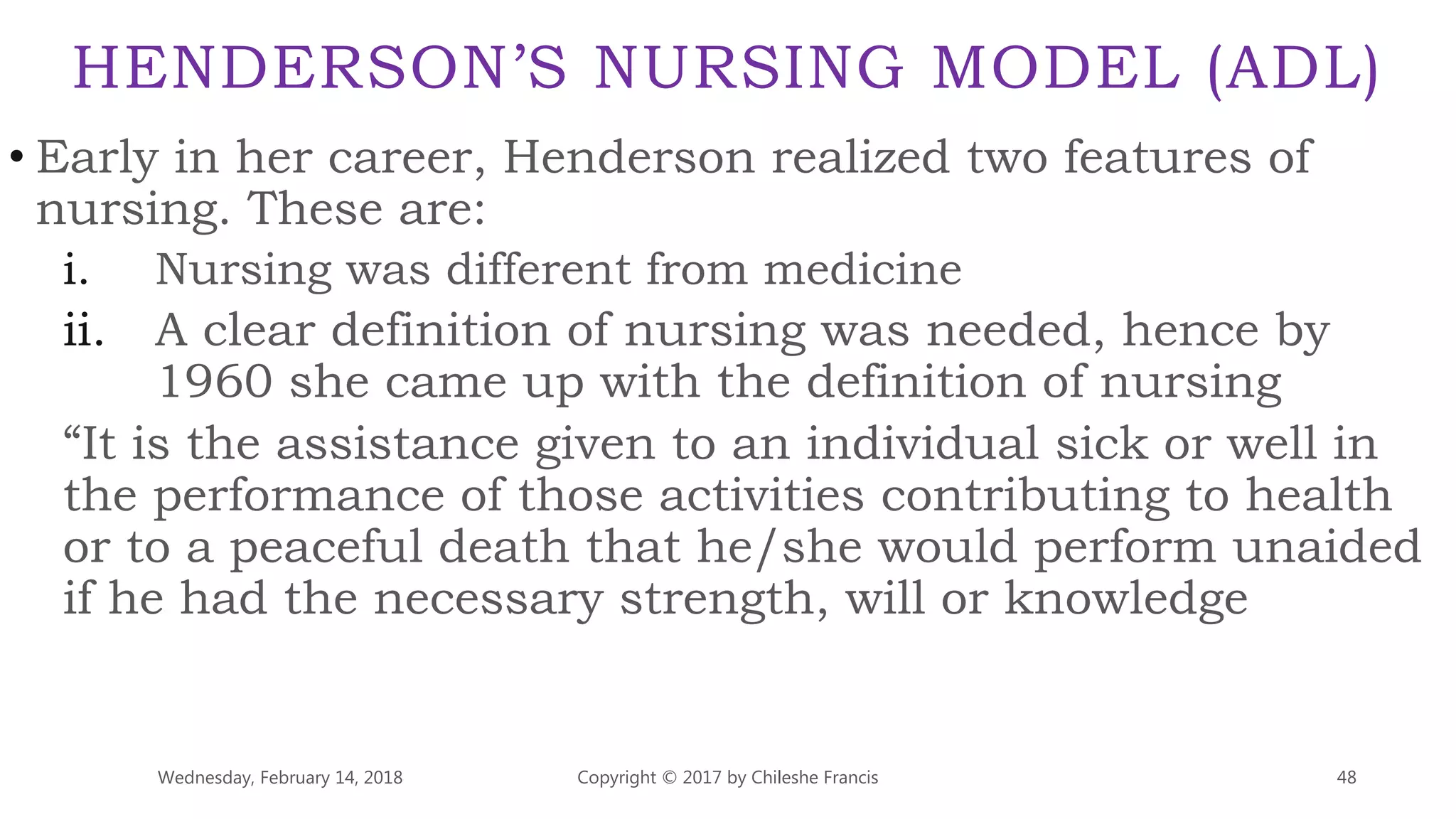 NURSING PROCESS - CHILESHE FRANCIS | PPTX