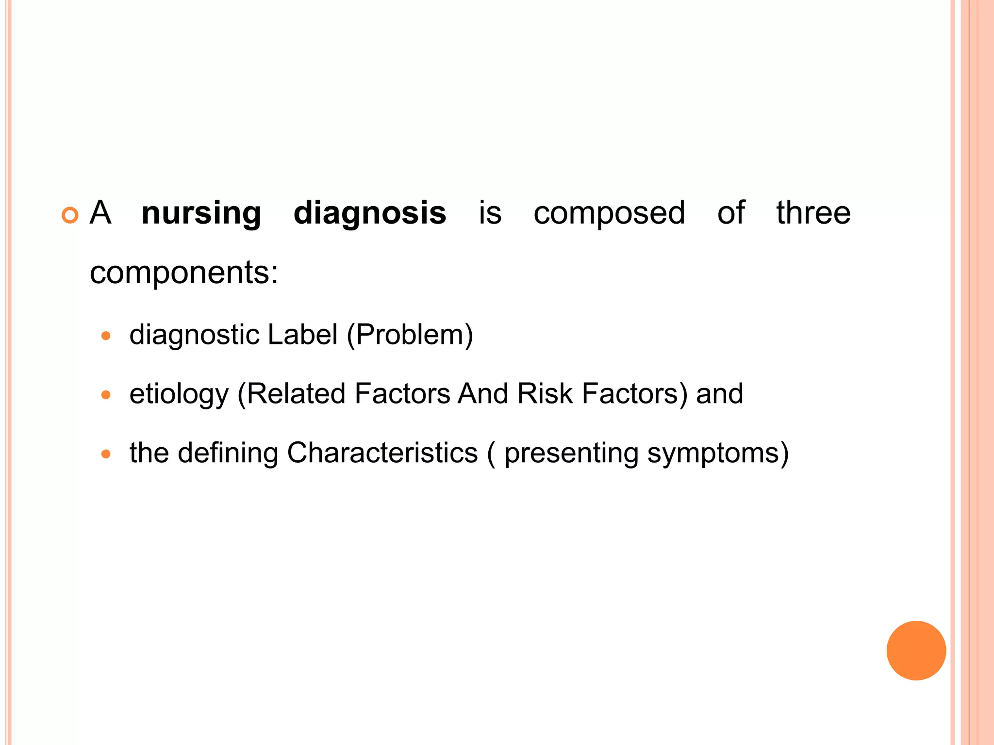 Nursing process diagnosis | PPTX