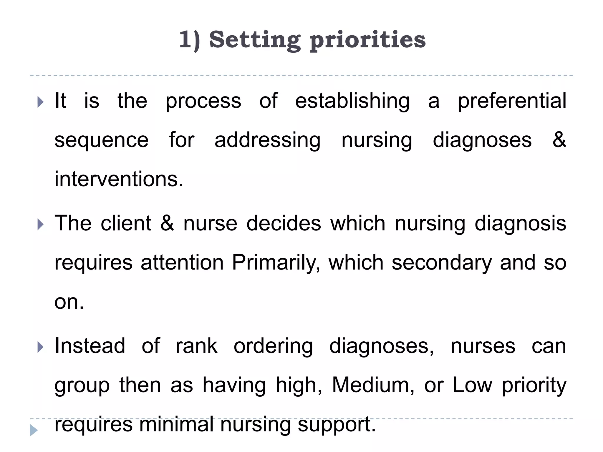 Nursing process planning | PPTX