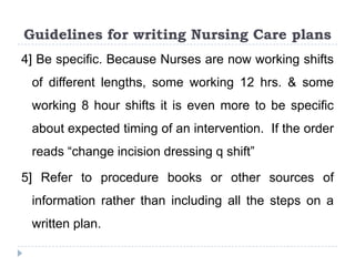 Nursing process planning | PPTX