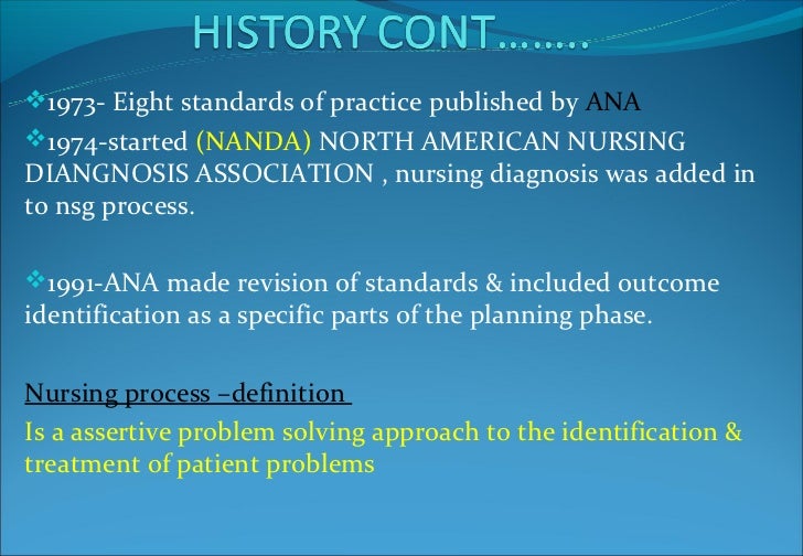 Nursing process