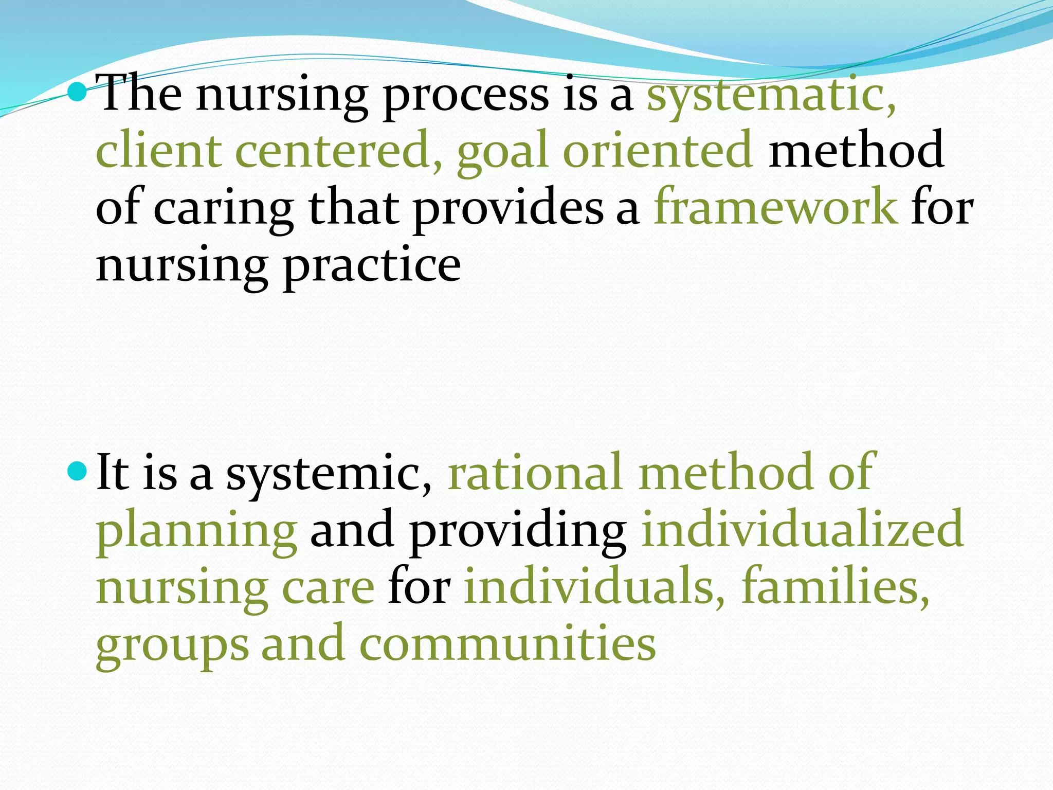 Nursing process a simple guide for student nurses | PPTX