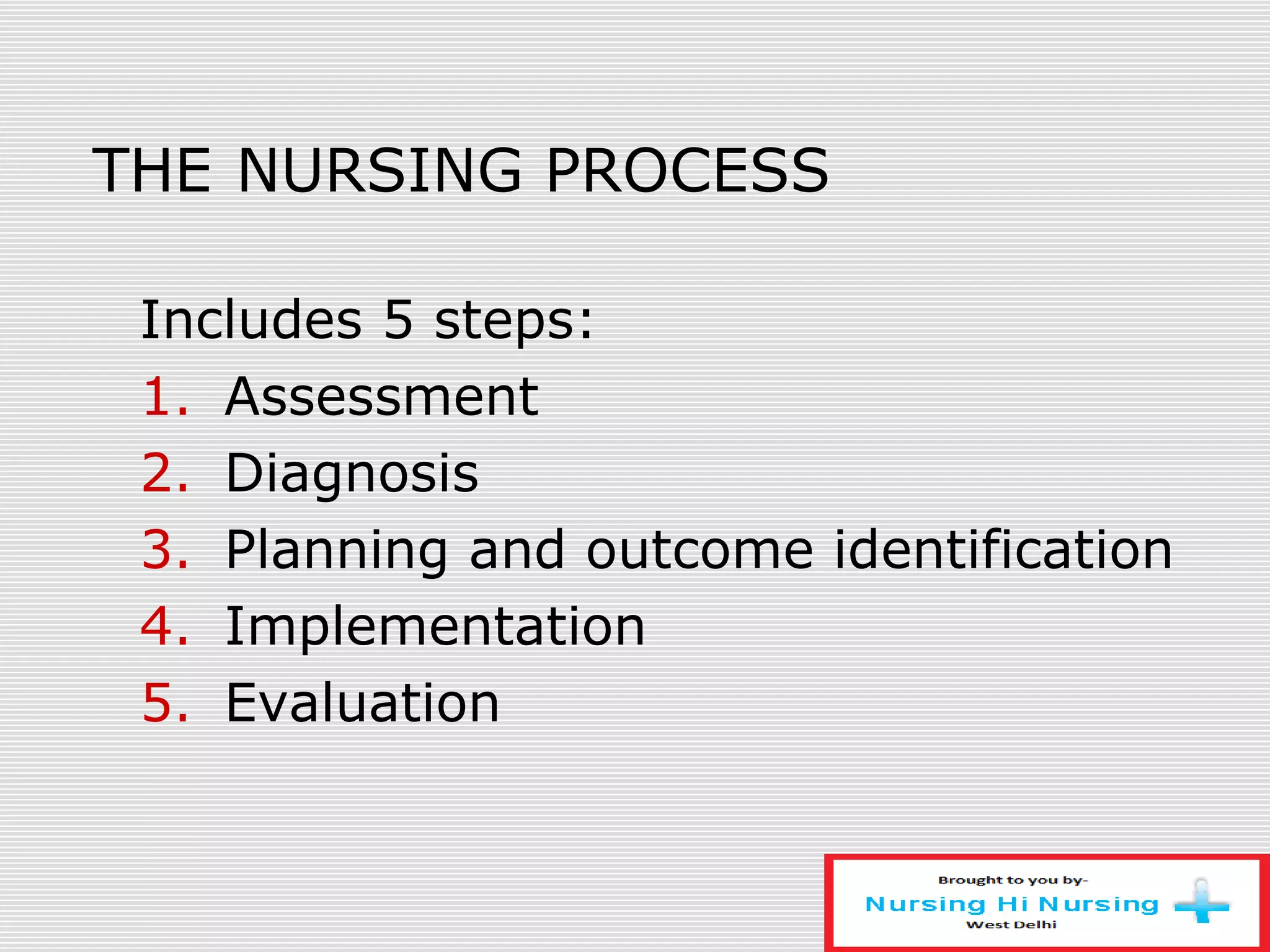 Nursing process and documentation | PPT