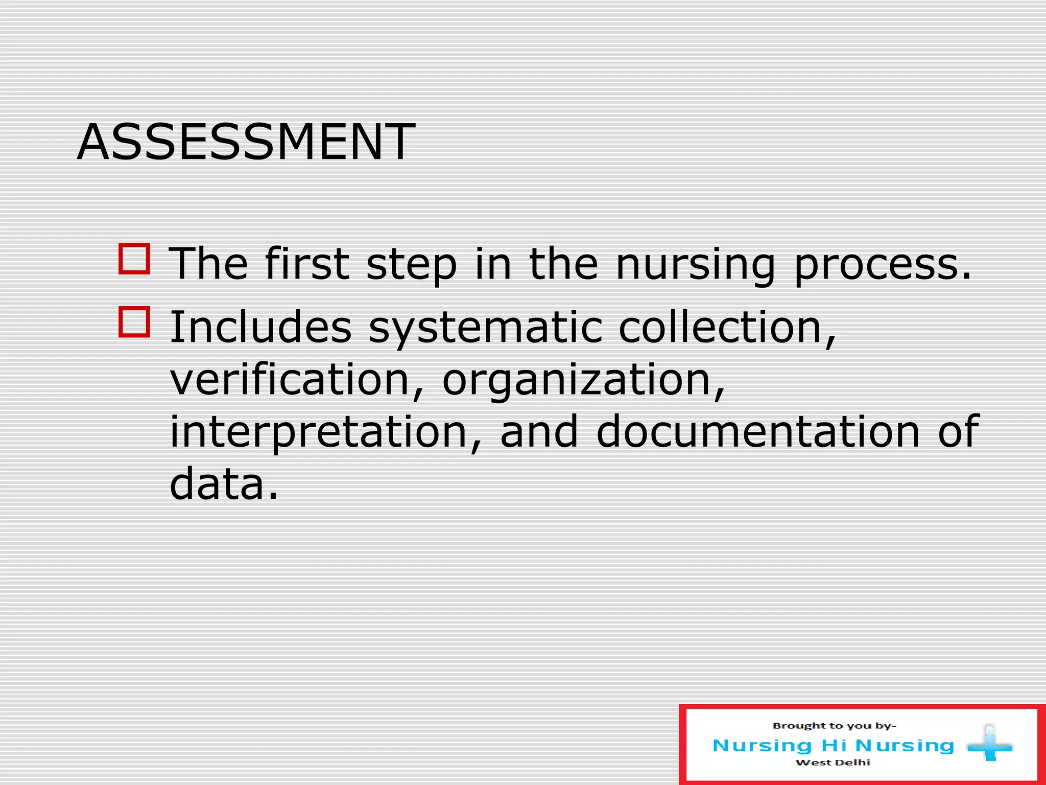 Nursing process and documentation | PPT