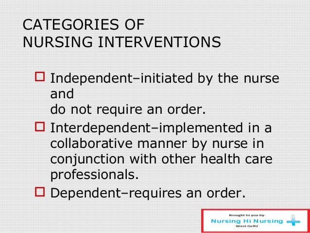 Nursing process and documentation