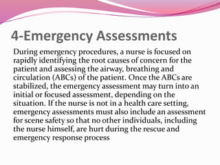 Nursing process assessment | PPTX