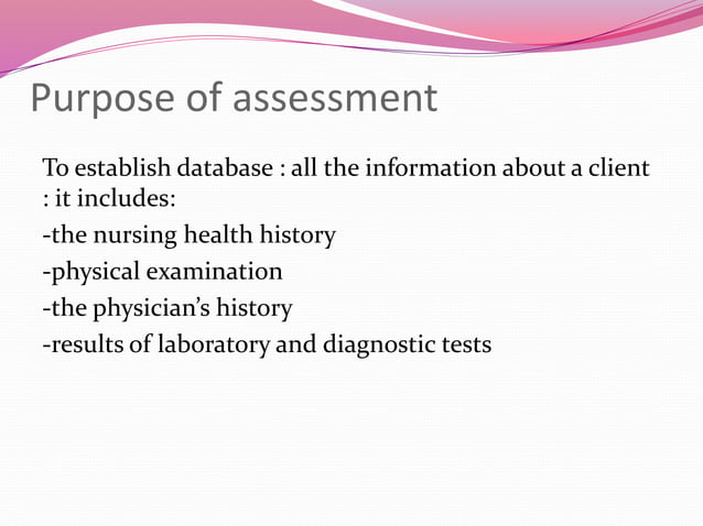 Nursing process assessment | PPTX