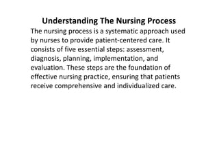 Navigating The Nursing Process: Your Guide To Successful Nursing ...