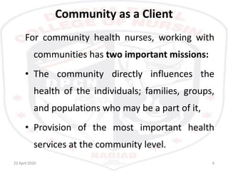 Community Nursing process | PPSX