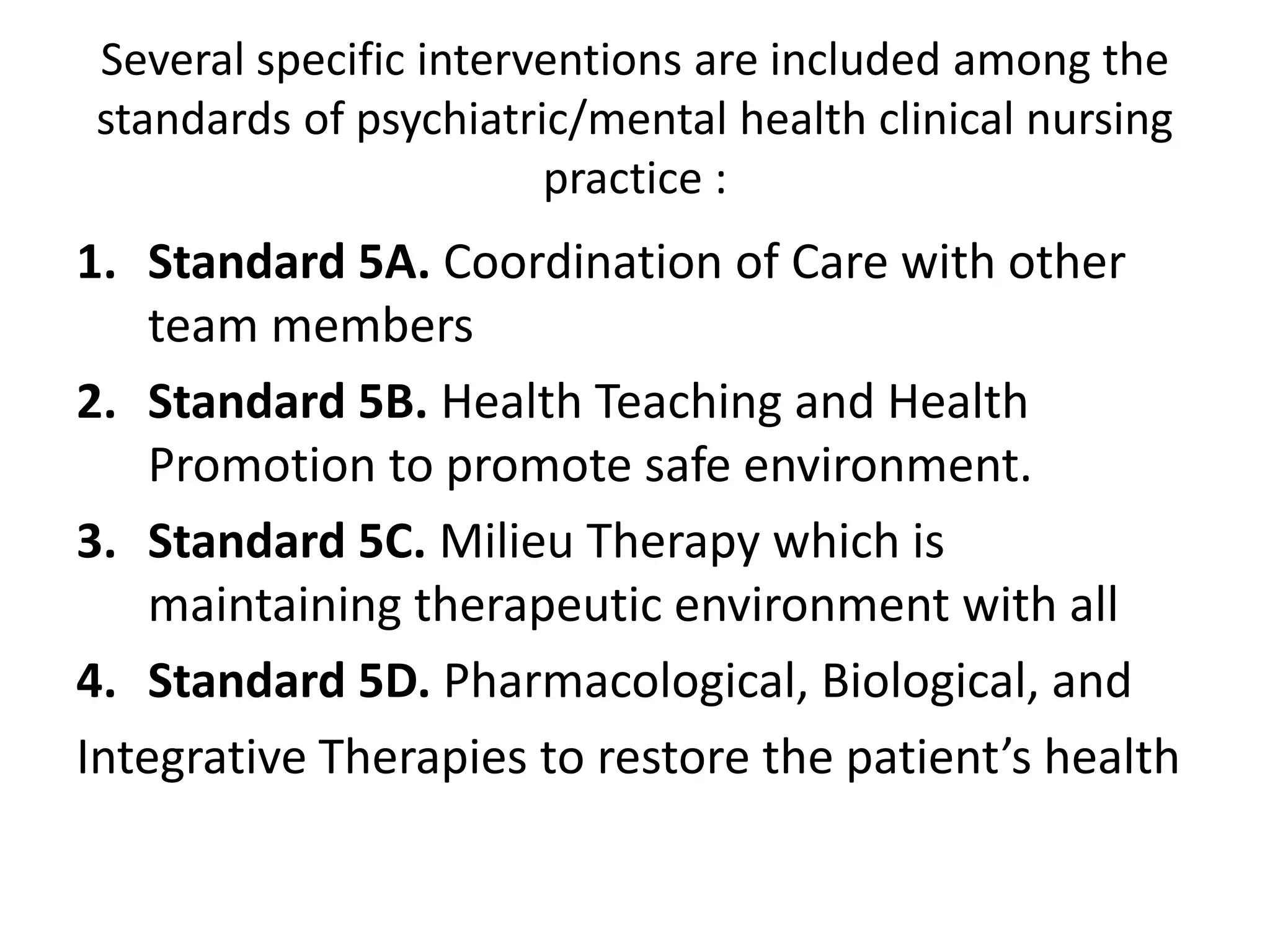 Nursing process in mental health | PPTX