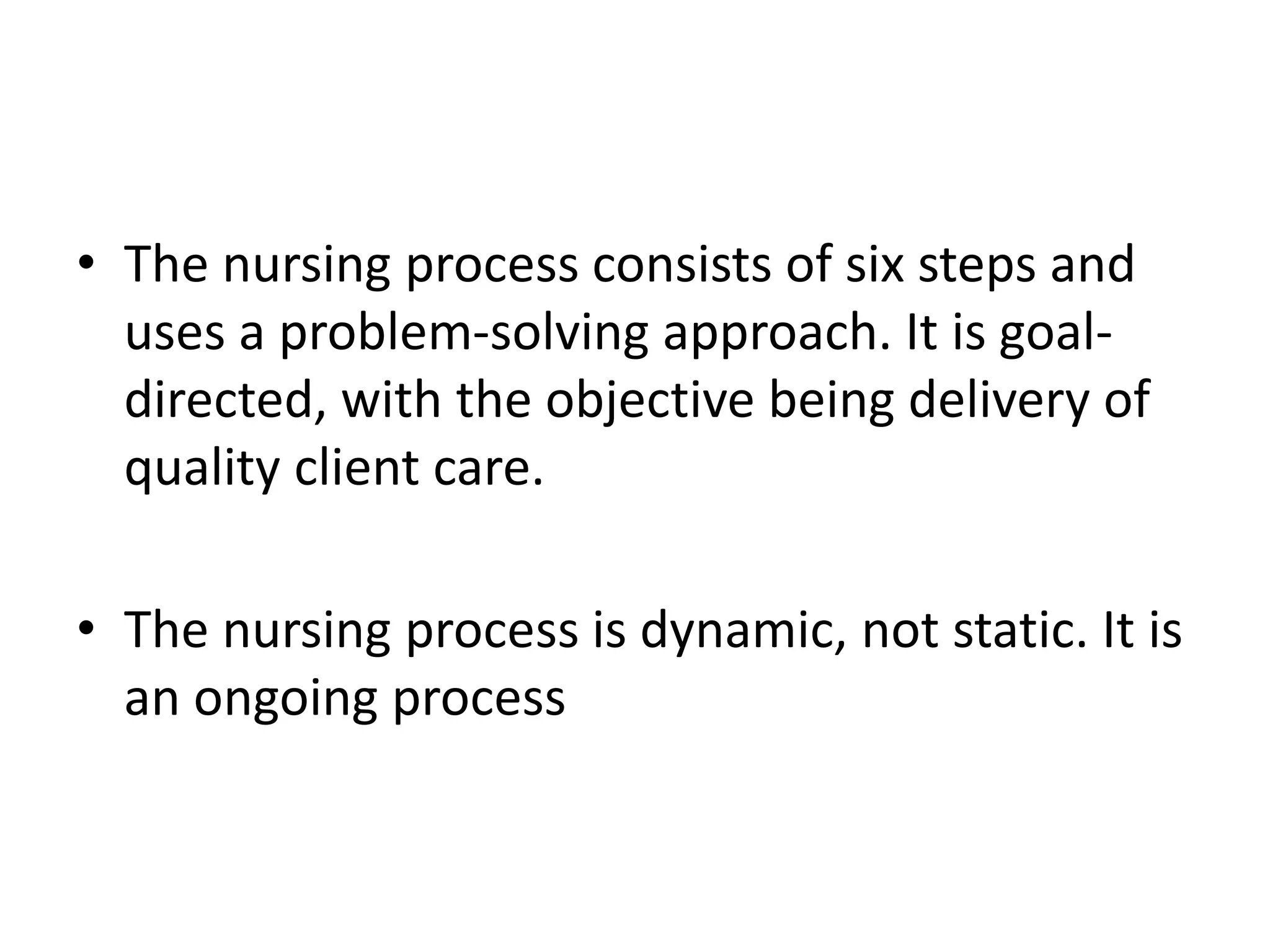 Nursing process in mental health | PPTX