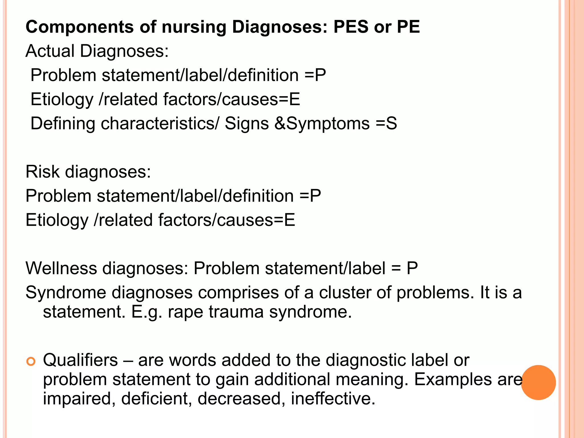Nursing process, nanda i, nic & noc | PPTX