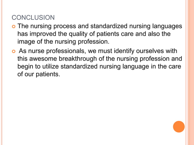 Nursing process, nanda i, nic & noc | PPTX | Diseases and Conditions ...