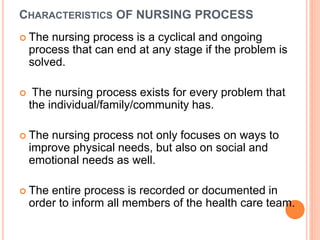 Nursing process, nanda i, nic & noc | PPTX