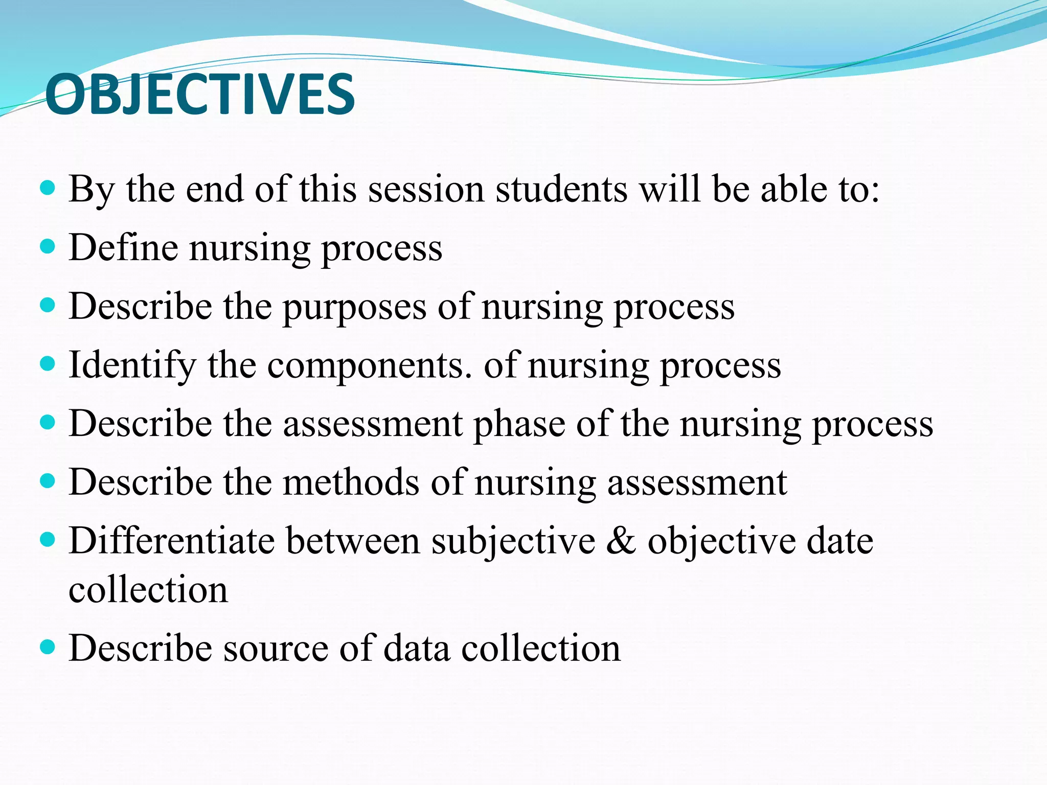 Nursing process (fundamental of nursing) | PDF
