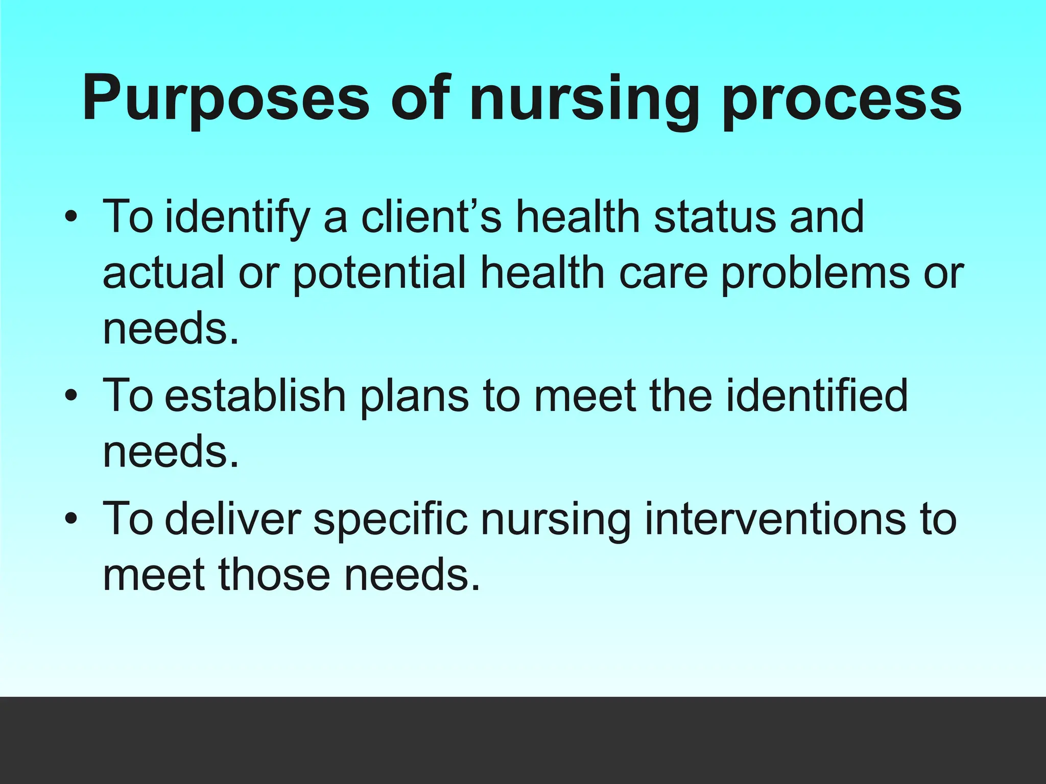 Nursing Process How nurses done there jobs | PPT