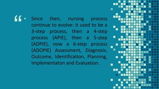 Nursing process | PPTX