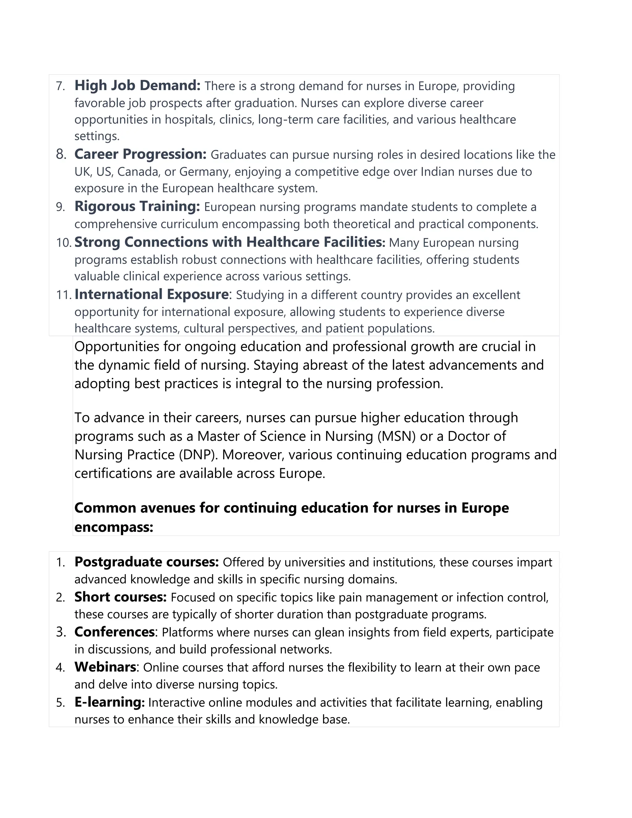 Nursing Programs in Europe.docx