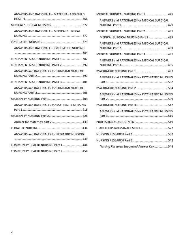 Nursing question practice case | PDF