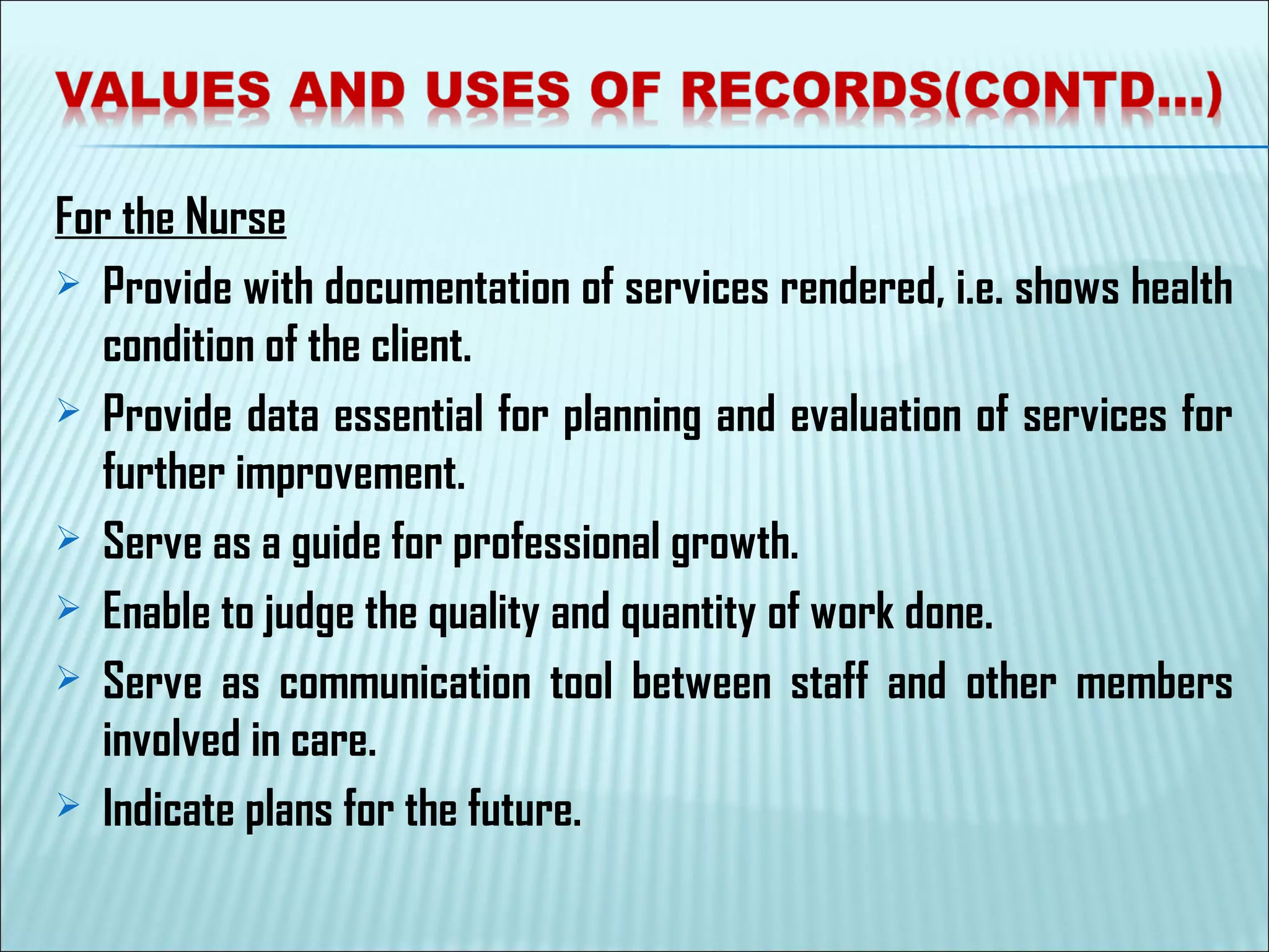 Nursing records & reports | PPT