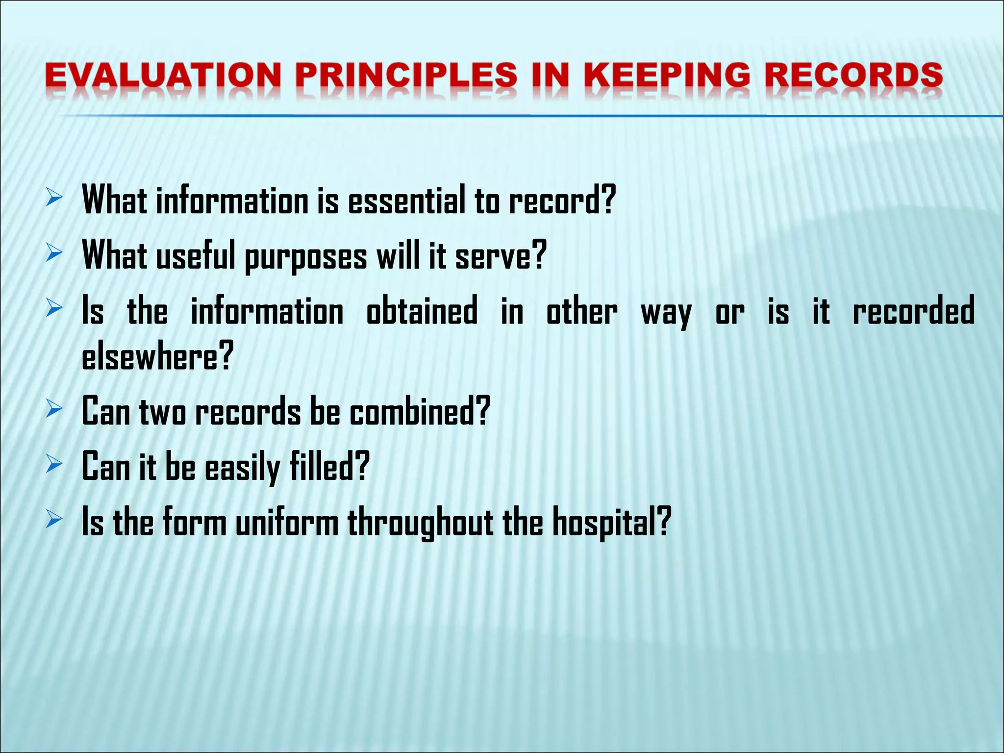 Nursing records & reports | PPT