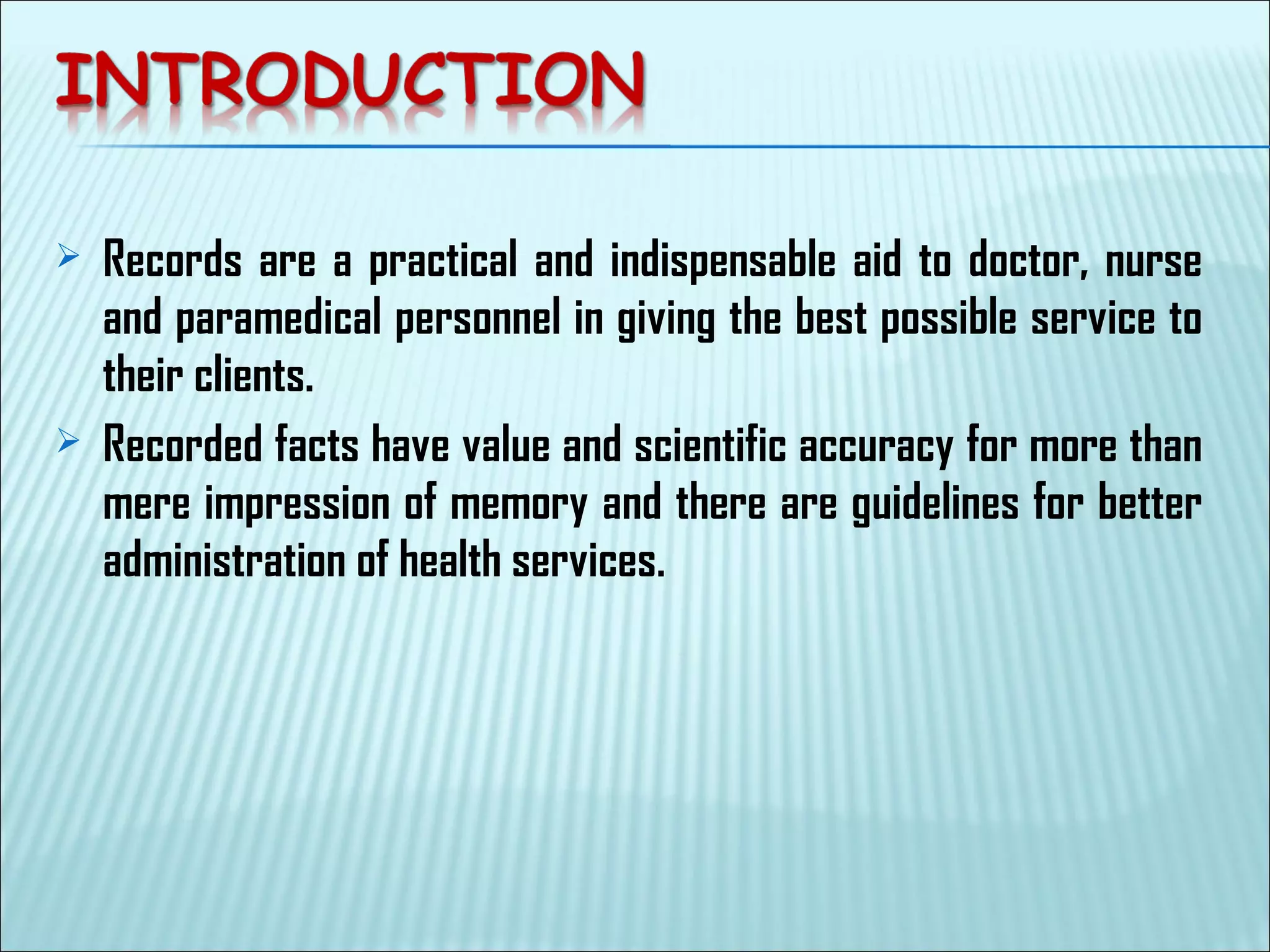 Nursing records & reports | PPT