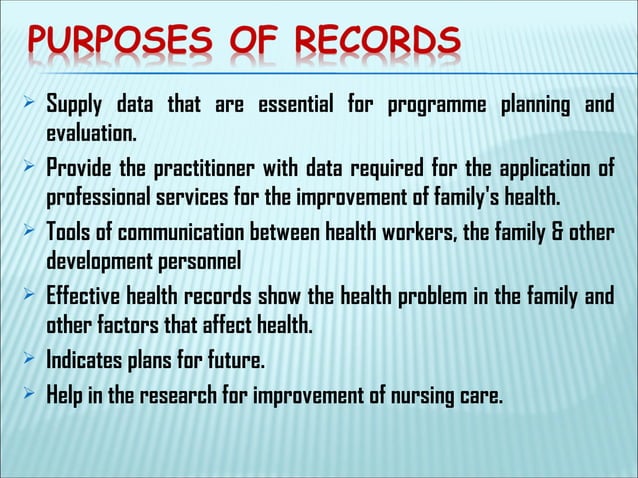 Nursing records & reports | PPT | Medical Health