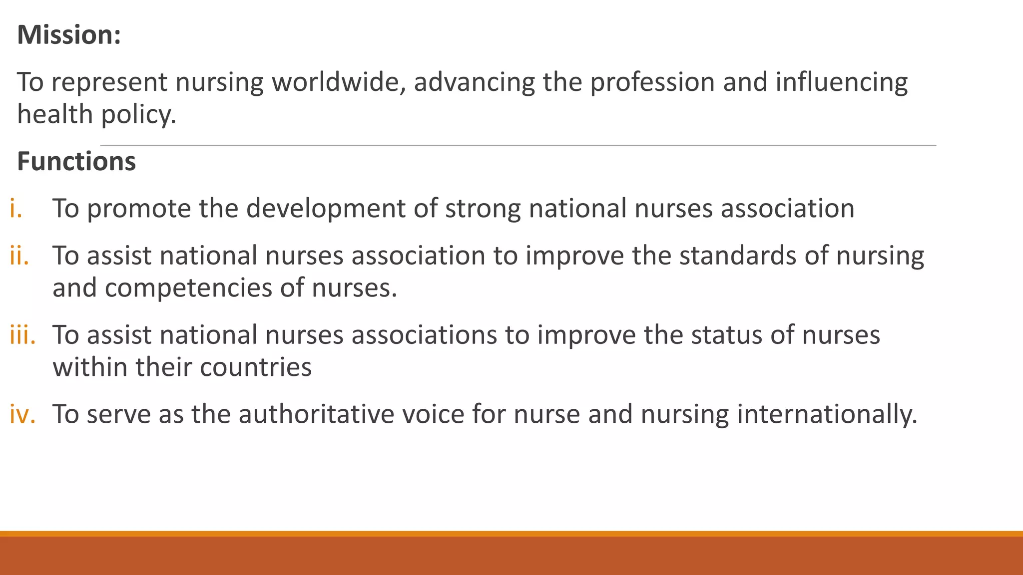 Nursing regulatory bodies | PPTX