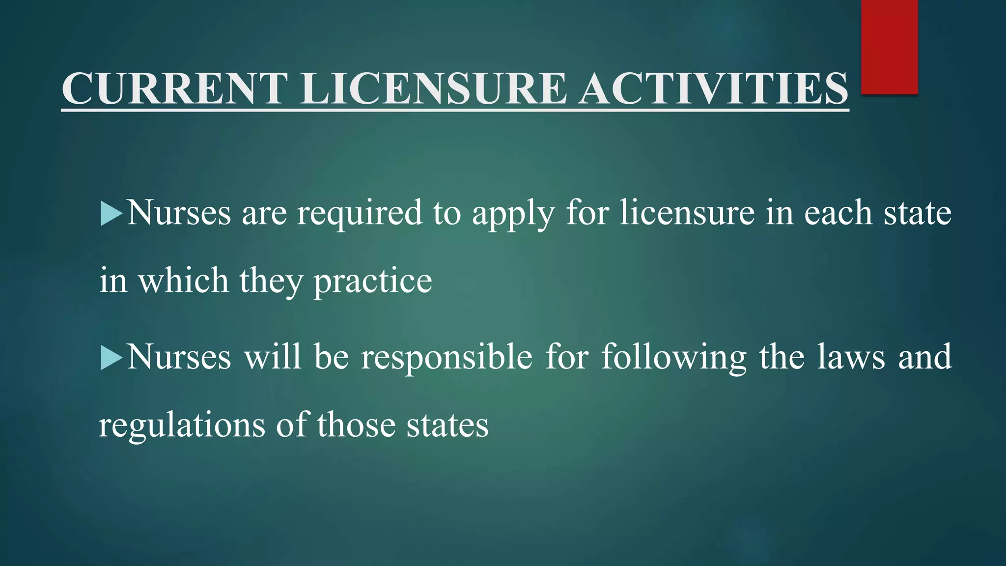 Nursing regulatory mechanism in ppt | PPTX