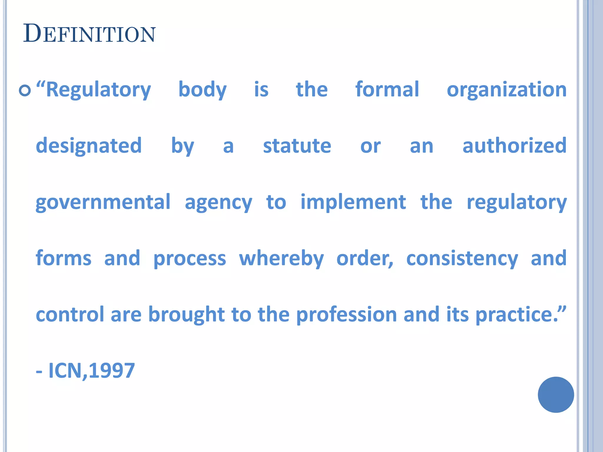 Nursing regulatory mechanisms | PDF