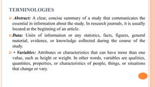 Definition, terminologies, need and importanceof Nursing research.pptx