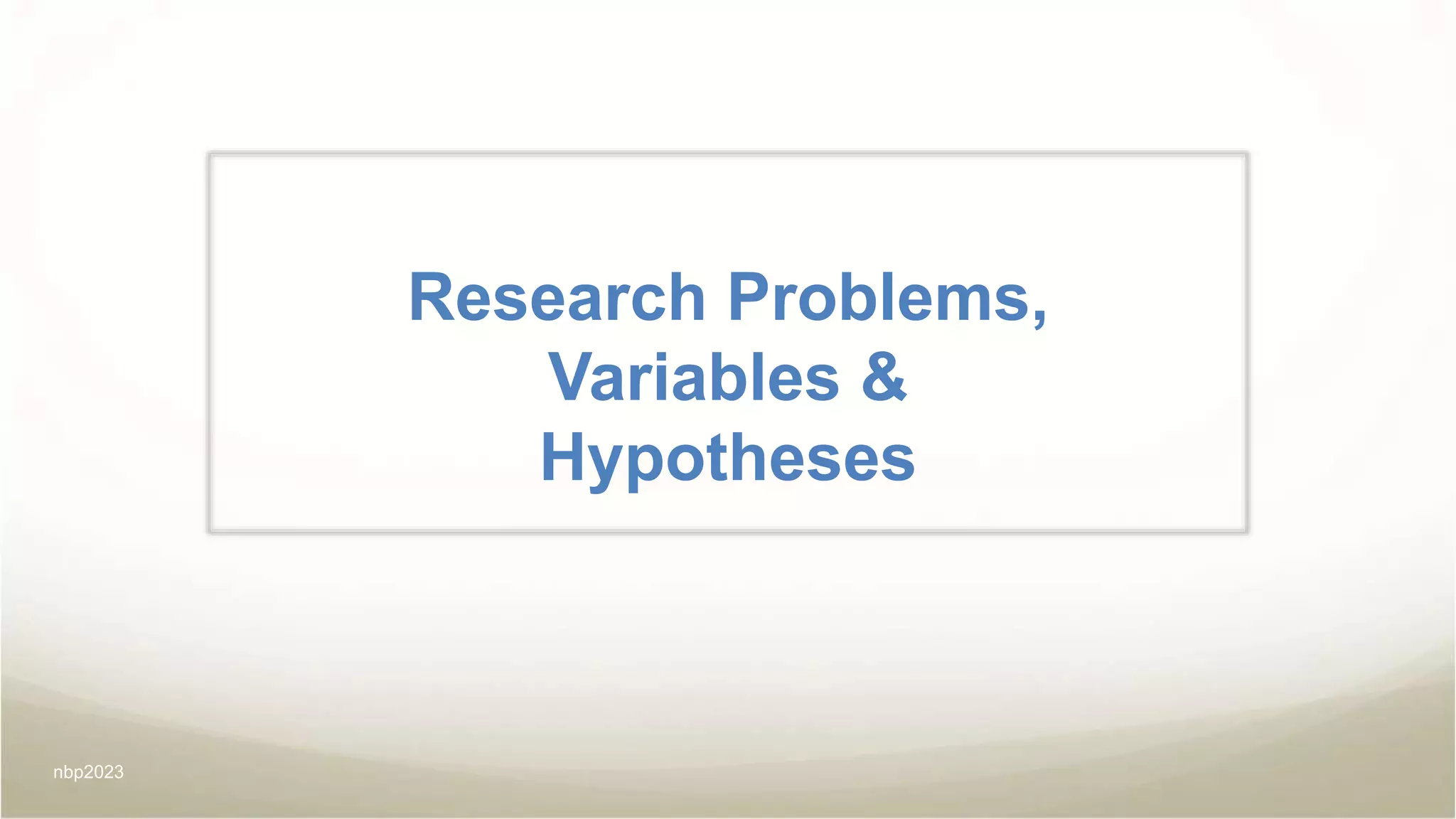 Nursing Research IntroDuction SOP Hypothesis.ppt