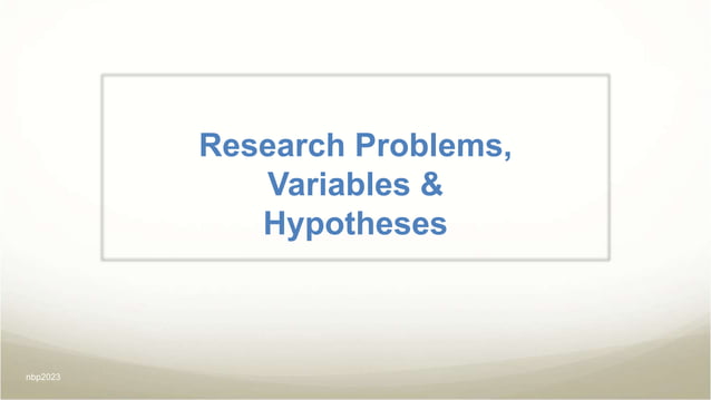 Nursing Research IntroDuction SOP Hypothesis.ppt