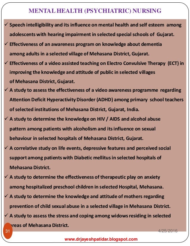 Problem Statement In Nursing Research Pdf