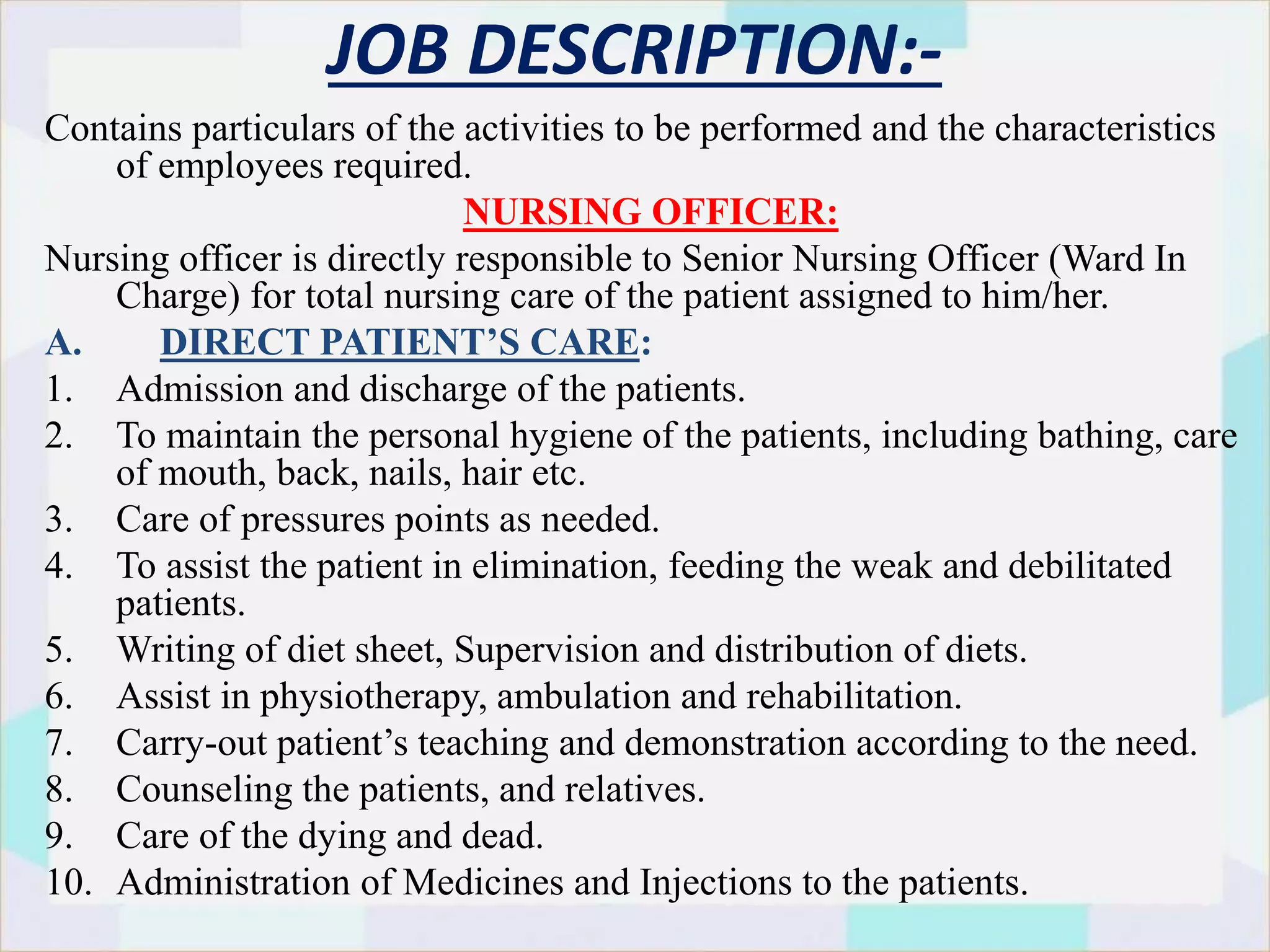 Nursing Resource Management | PDF