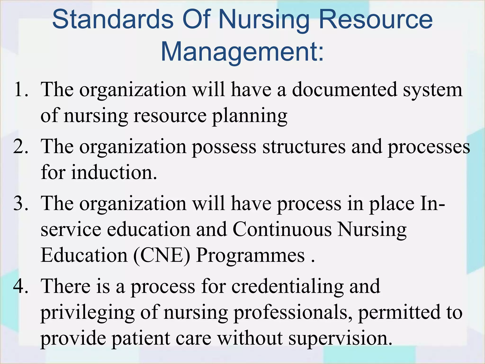 Nursing Resource Management | PDF