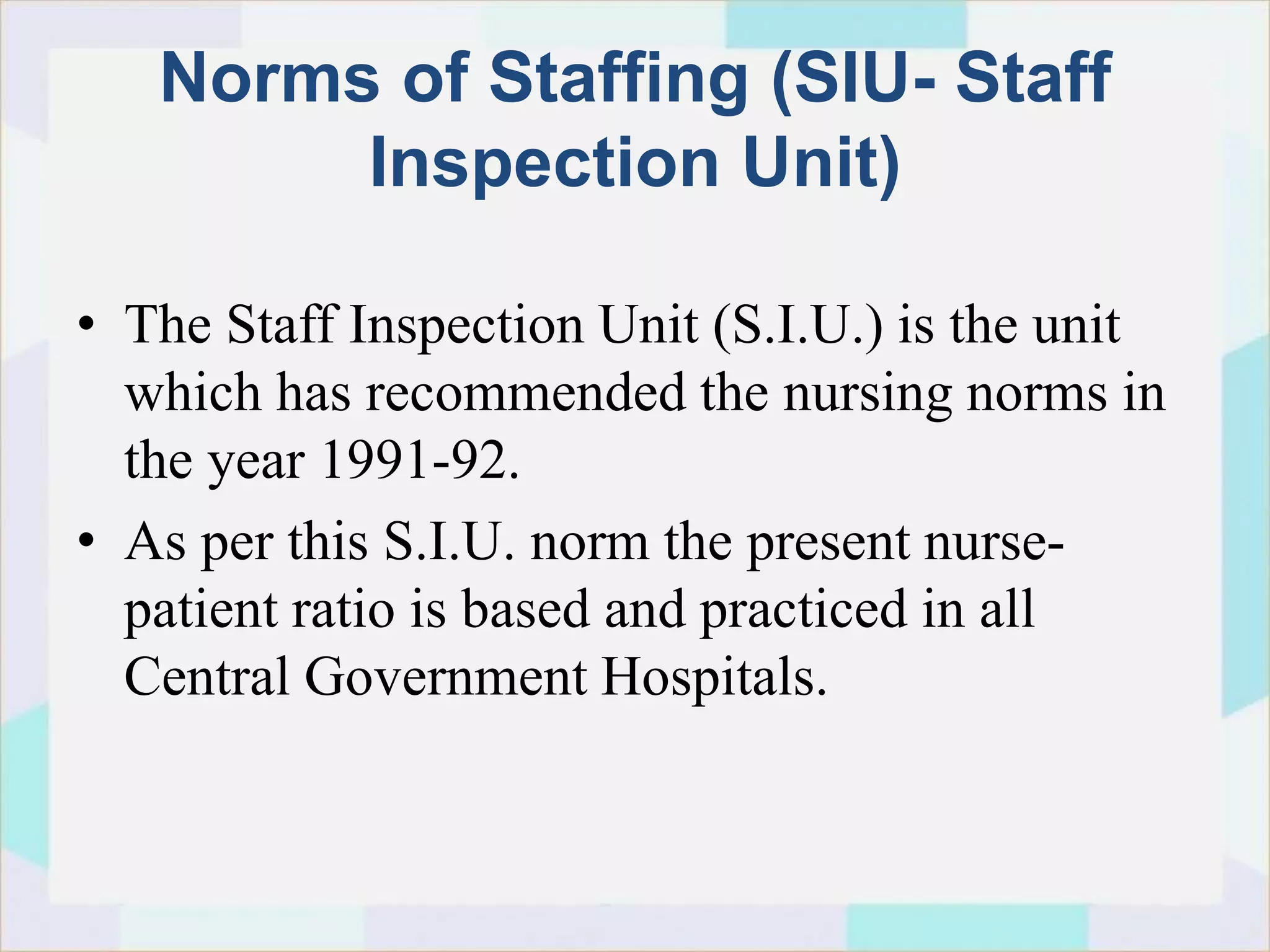 NABH-Nursing resource management | PPTX