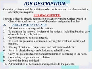 NABH-Nursing resource management | PPTX